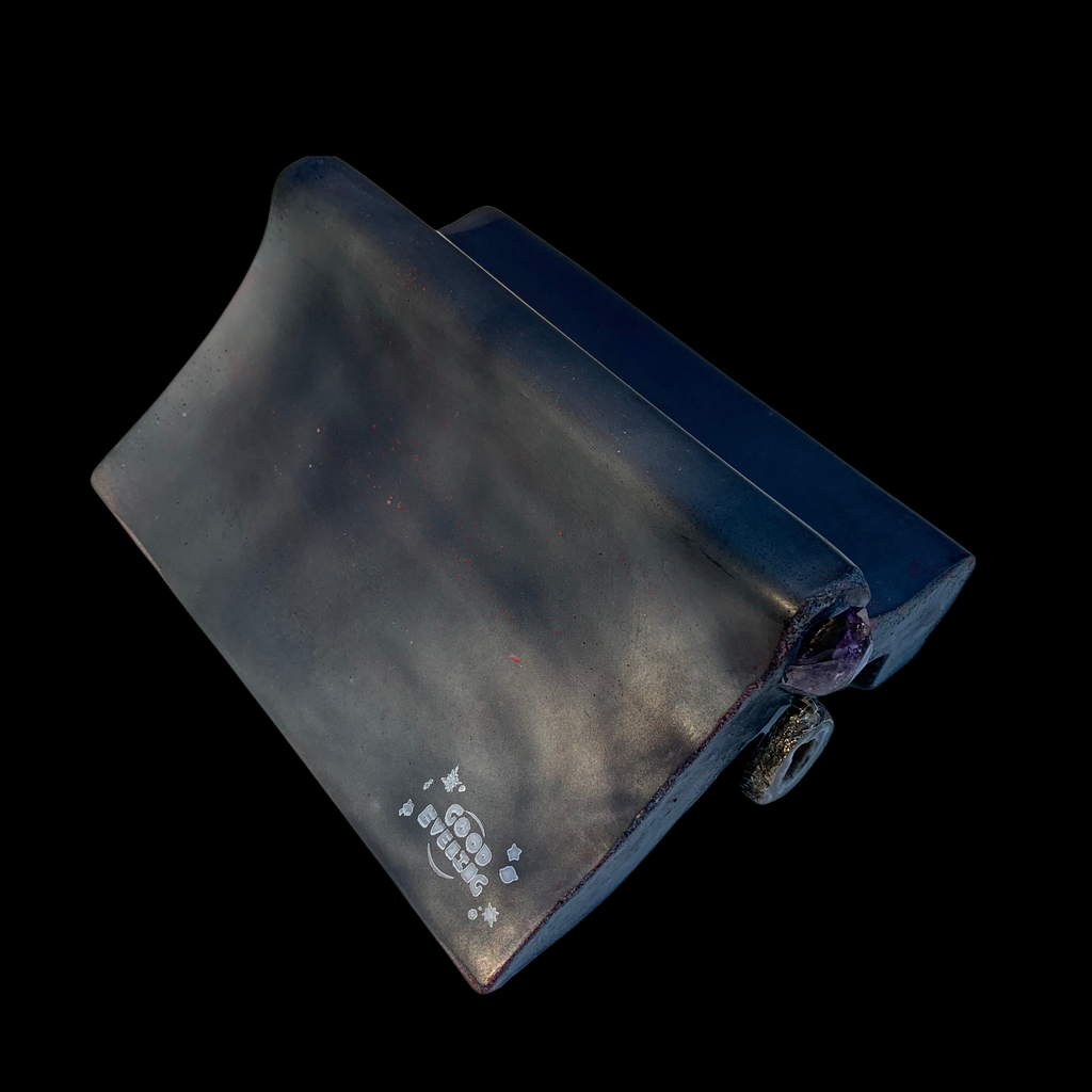 Amethyst, hanging stone Atlantis Bench – Good Evening Concrete